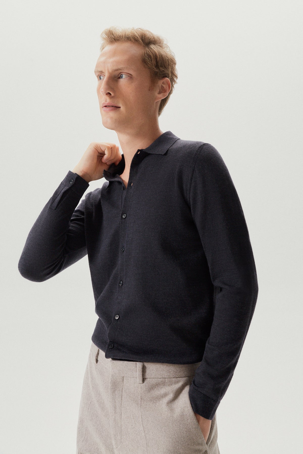 The Merino Wool Knit Shirt