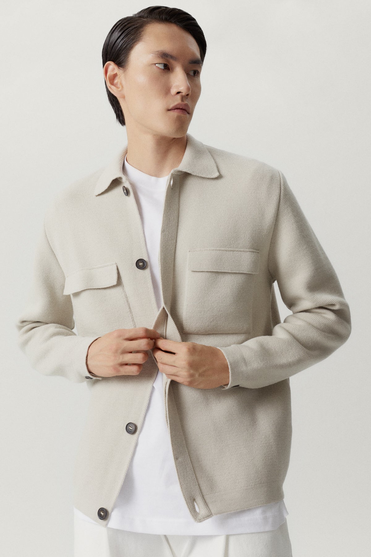 The Merino Wool Knit Jacket