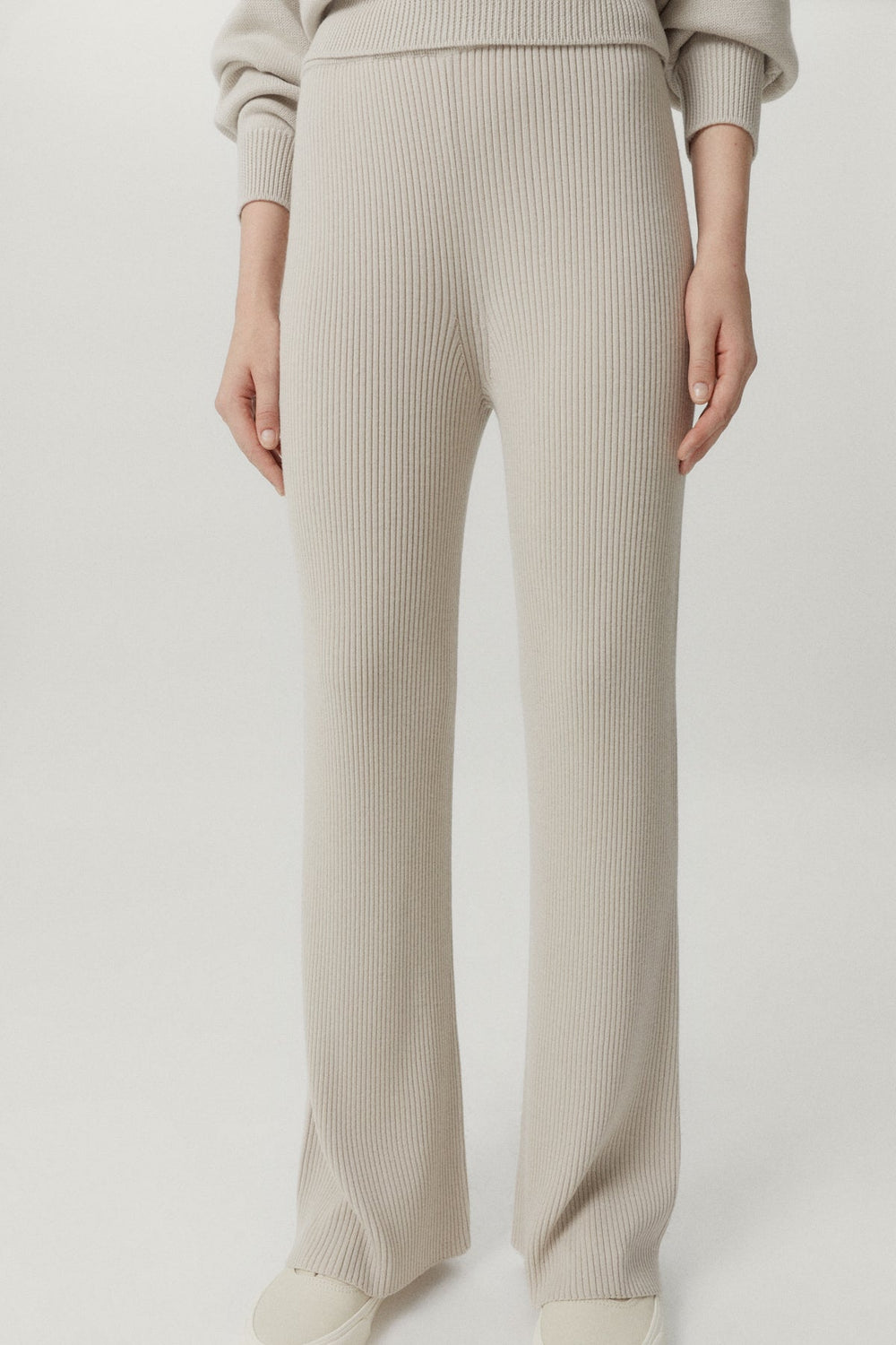 The Merino Wool Ribbed Pants