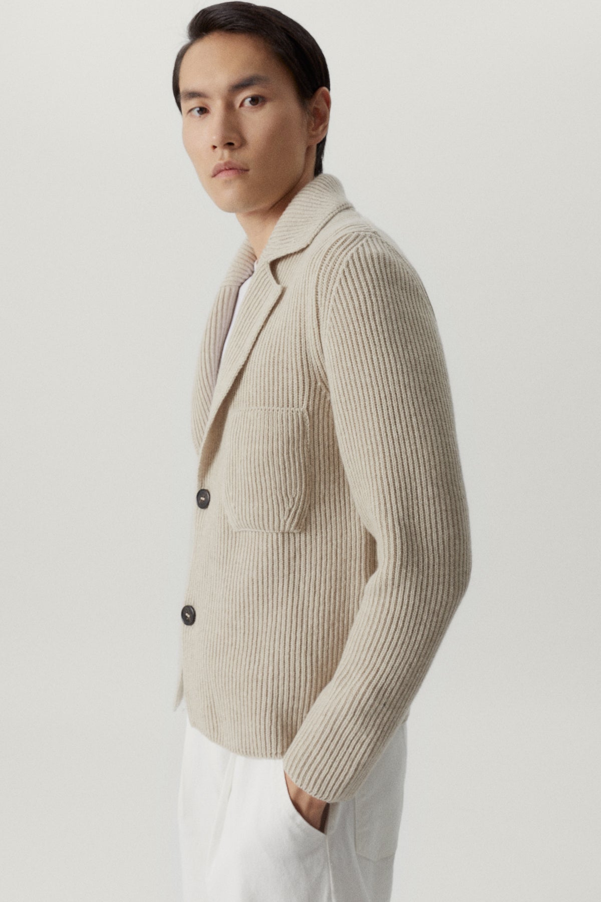 The Woolen Ribbed Jacket